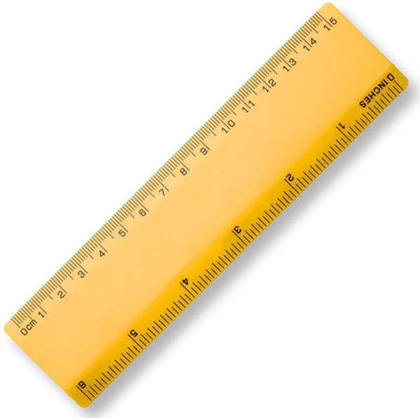 15cm Plastic Ruler - ONLY PENS