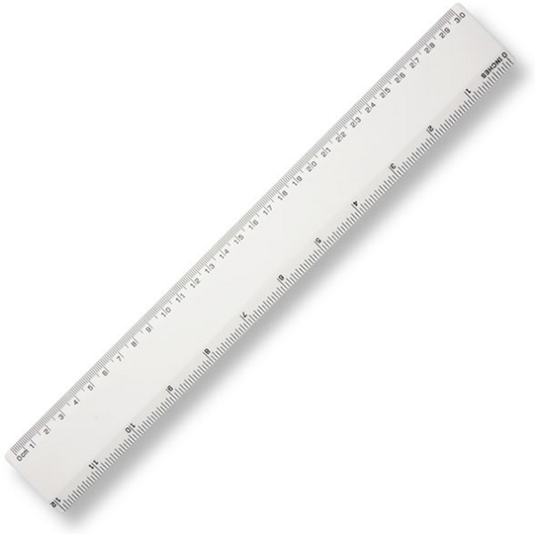 30CM PLASTIC RULER - ONLY PENS